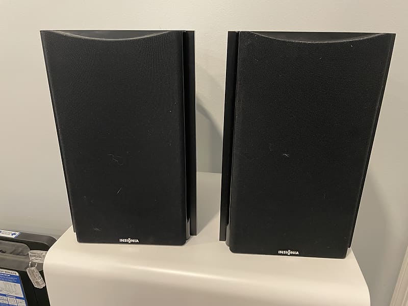 Insignia NS-B2111 6.5” Bookshelf Speakers-PAIR-120 Watts | Reverb
