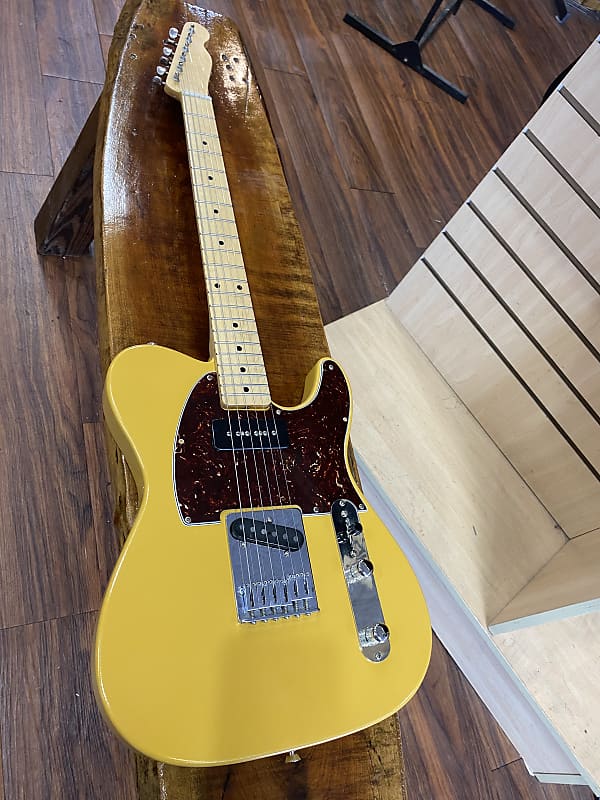 Warmoth Telecaster Partscaster - Yellow | Reverb