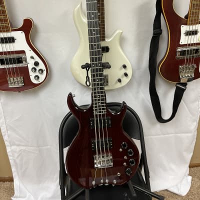 Kramer Stagemaster Deluxe 8 Bass 1981 Dark Cherry 8 String | Reverb