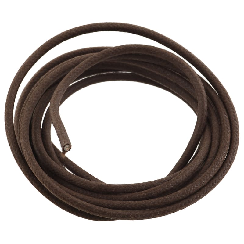20 Gauge Stranded Cloth Wire 6 Feet, Brown | Reverb
