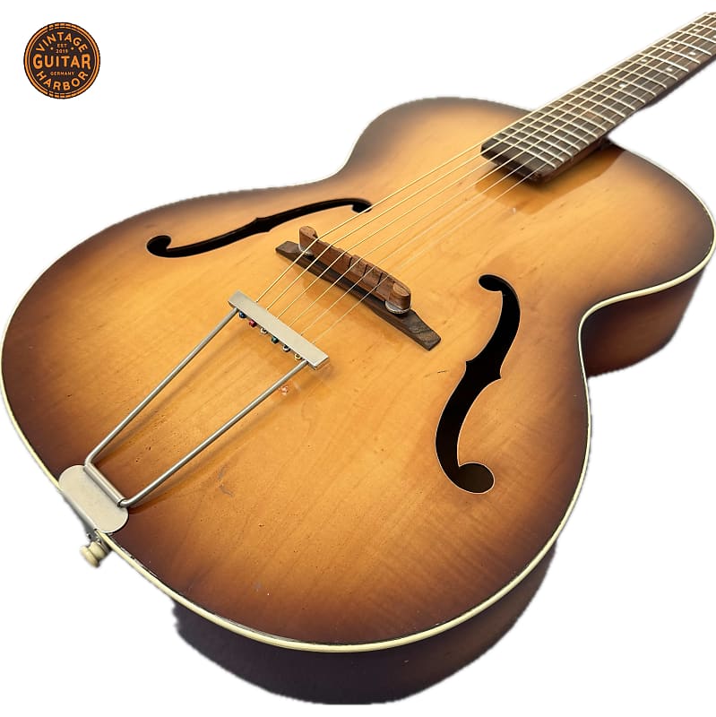 1958 / 1959 Hofner 449 small archtop guitar "15" | Reverb