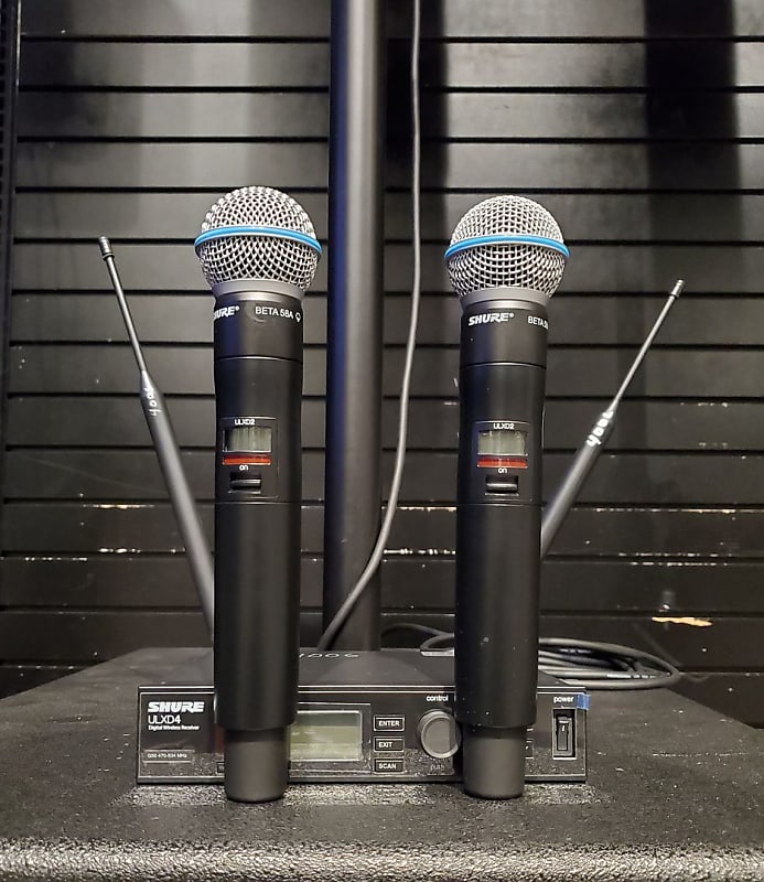 Shure ULXD4 SHURE BETA 58A (Orlando, FL Colonial) | Reverb