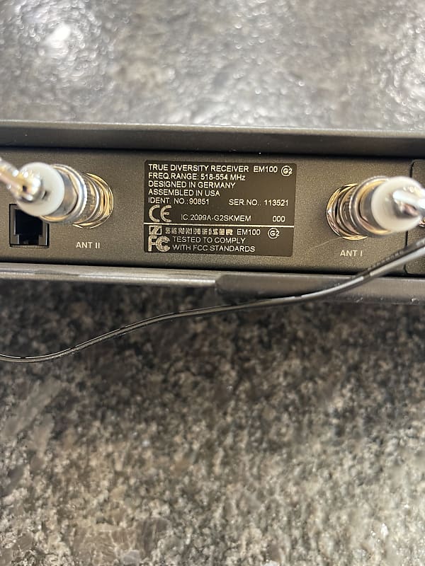 Sennheiser True Diversity receivers ew 100 G2 (2, attached) | Reverb