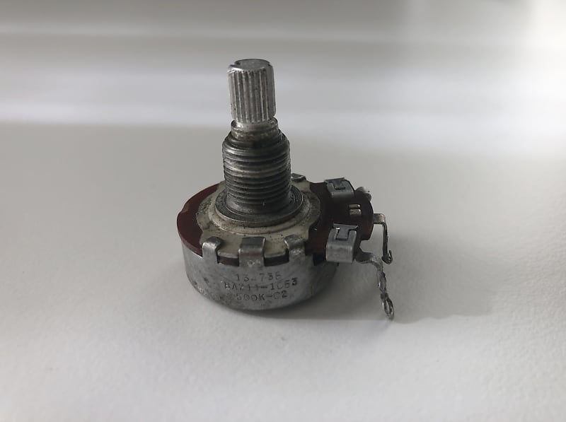 1957 Gibson Centralab 500k Potentiometer Split Shaft | Reverb