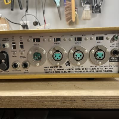 Shure SE-30 Mixer Preamp Compressor Level Loc | Reverb