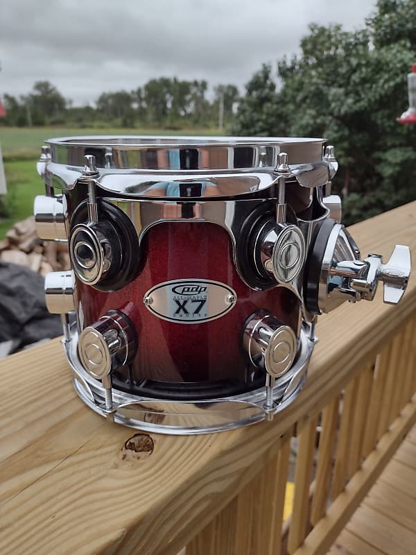 PDP X7 - Red to black sparkle fade | Reverb