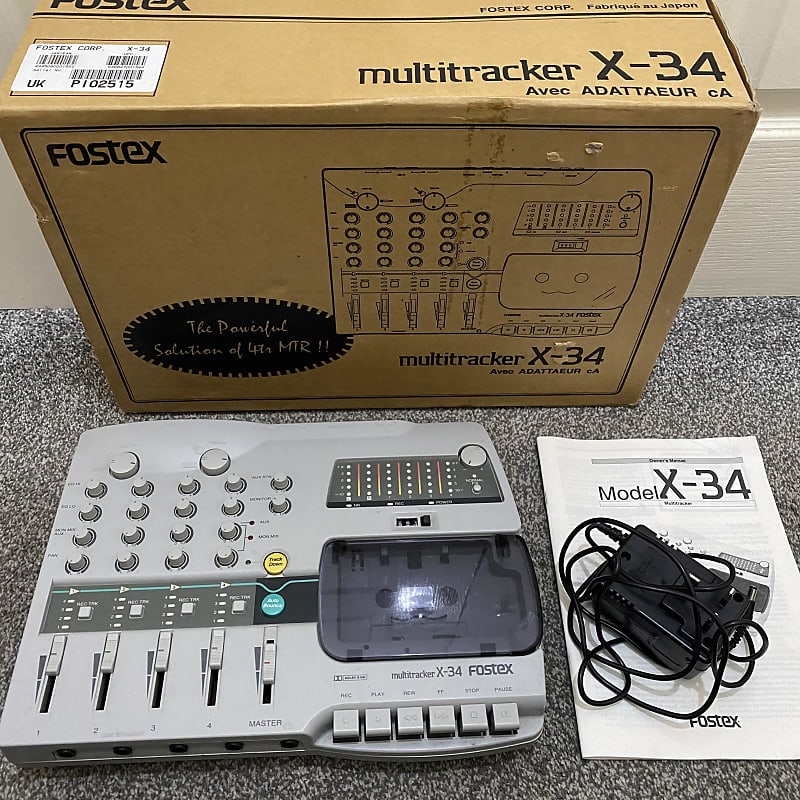 [Very Rare] Fostex X34 4 Track Cassette Multitracker | Reverb UK
