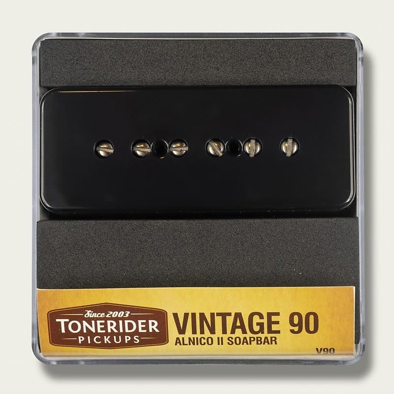 TONERIDER VINTAGE P90 BRIDGE BLACK | Reverb UK