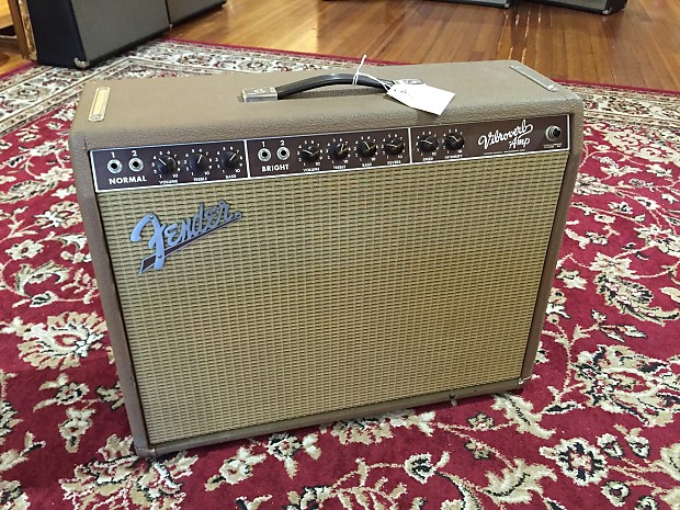 Fender Vibroverb '63 reissue 2x10 combo 1991 Brown Tolex / | Reverb UK