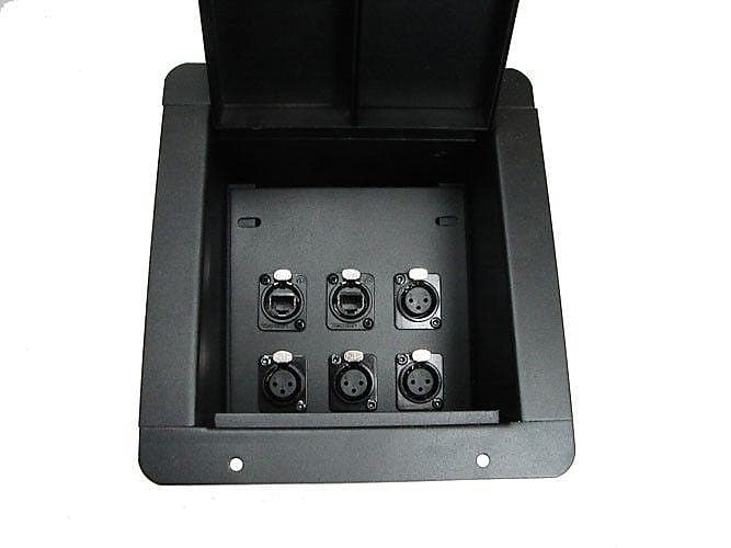 ProCraft Pro Audio Stage Floor Box 4 XLR 2 NE8FDP Ethercon | Reverb