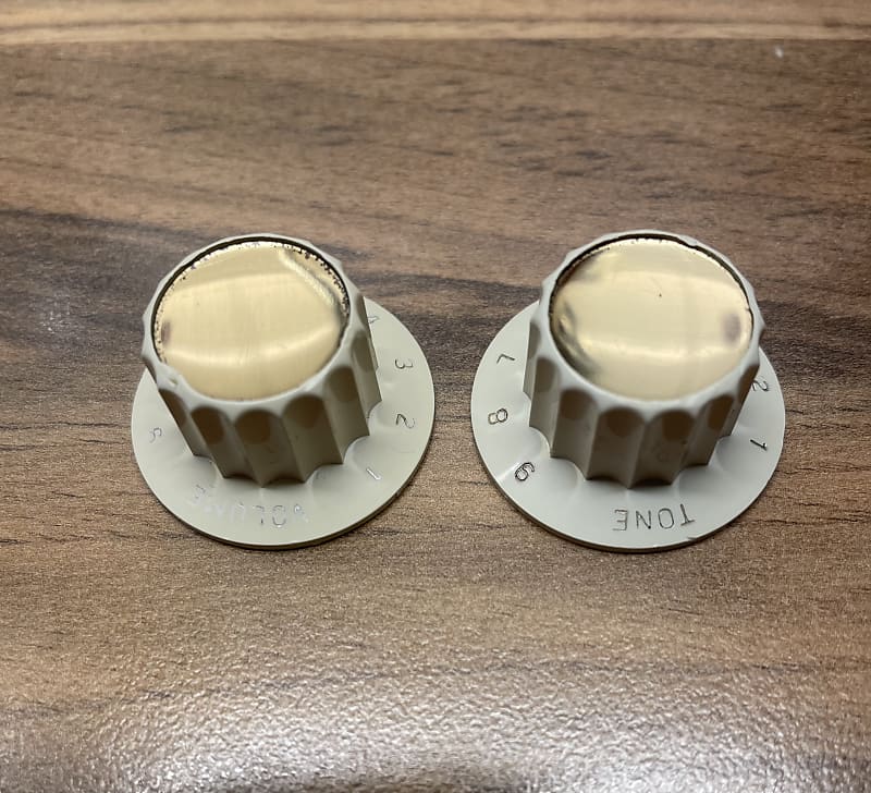 Harmony Rocket knobs 1960’s - Cream | Reverb