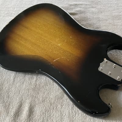 1960’s Victoria Loaded Bass Body Working Pickups Tobaccoburst | Reverb