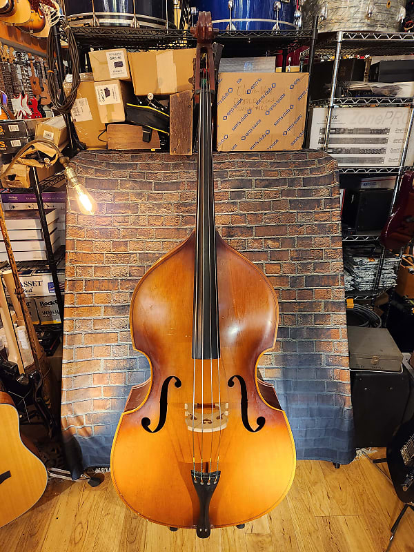 Vintage 1950’s Kay C1 3/4 Upright Bass Natural-Just Strung | Reverb