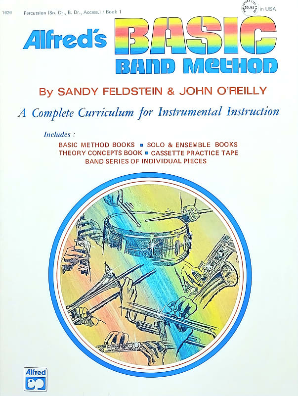 Alfred's Basic Band Method Percussion Book 1 | Reverb