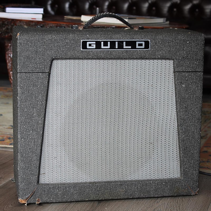 Guild 66J USA 🇺🇸 tube amp 1961 Silver | Reverb