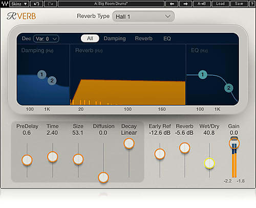 New Waves Renaissance Reverb Software AAX, AU, VST Mac/PC | Reverb