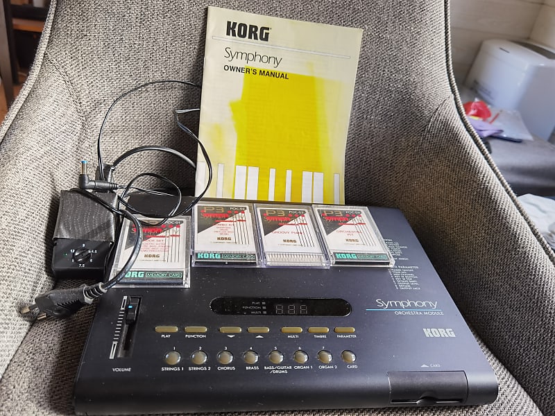 Korg Symphony + All POC cards + Original Manual | Reverb France