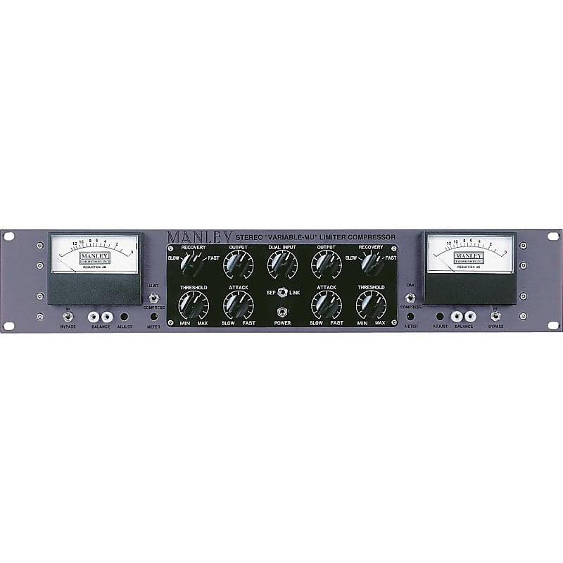 Manley Mastering Stereo Variable Mu Limiter Compressor T-Bar | Reverb Manley Mastering Stereo Variable Mu Limiter Compressor T-Bar | Reverb