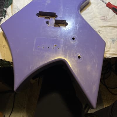B.C. Rich Warlock Bass body 90s? - Purple | Reverb