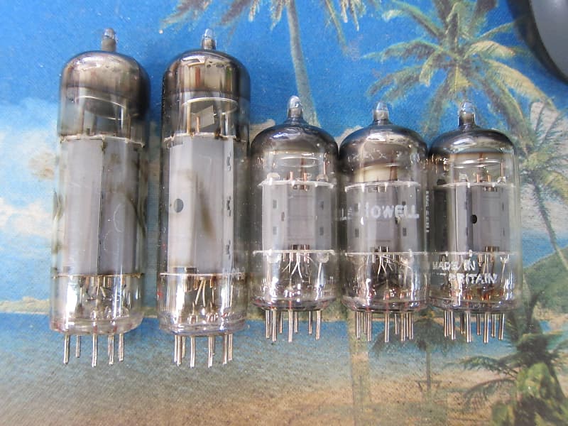 Vintage Mullard PR EL84 Tubes, 3 ECC83/12AX7 Tubes, | Reverb France