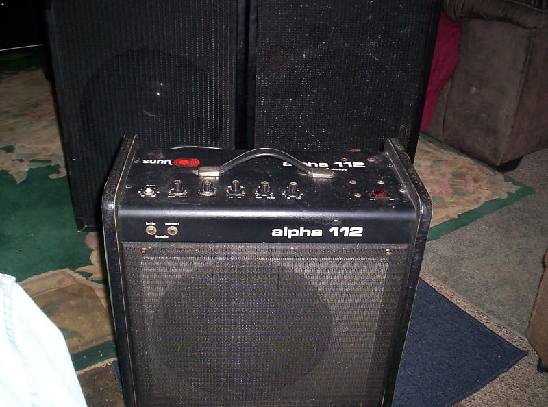 Sunn Alpha 112 amp 70's - Black | Reverb
