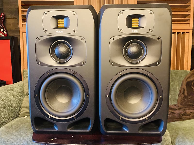 ADAM Audio S3V 9" 3-way Powered Studio Monitors (PAIR) | Reverb