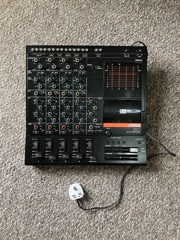 Fostex 260 four track cassette multitracker 1986 - Black | Reverb