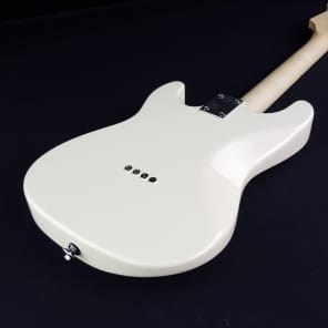 Risa Tenor Electric ST Double cutaway Ukulele White Uke with | Reverb