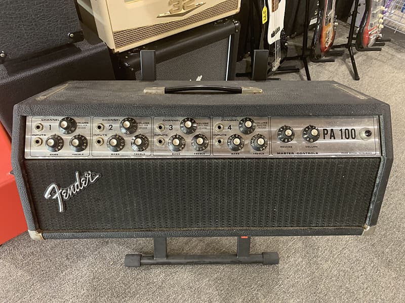 Vintage 1970's Fender PA-100 All Tube Head, USA Made | Reverb