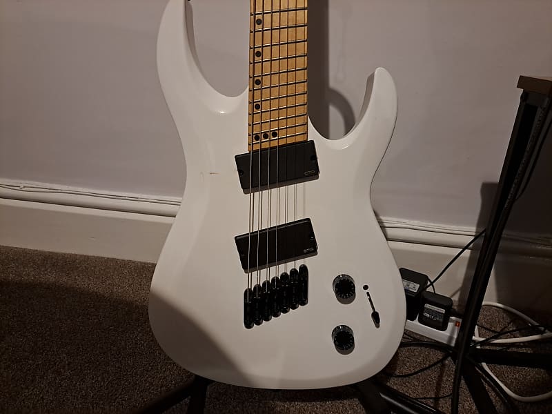*Upgraded* Harley Benton R-457 Multiscale 2022 - White | Reverb UK
