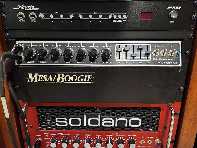 Mesa Boogie MK III No Stripe with Rack and Head Shell mounts | Reverb