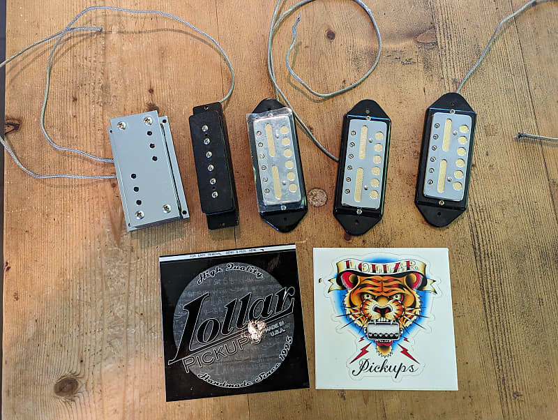 A bunch of Lollar pickups: a String Through, a Chicago Steel, | Reverb