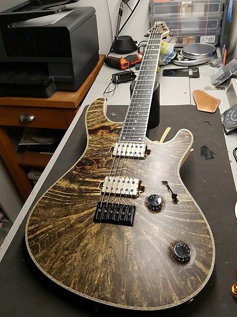 Mayones Regius Buckeye Burl Satin | Reverb