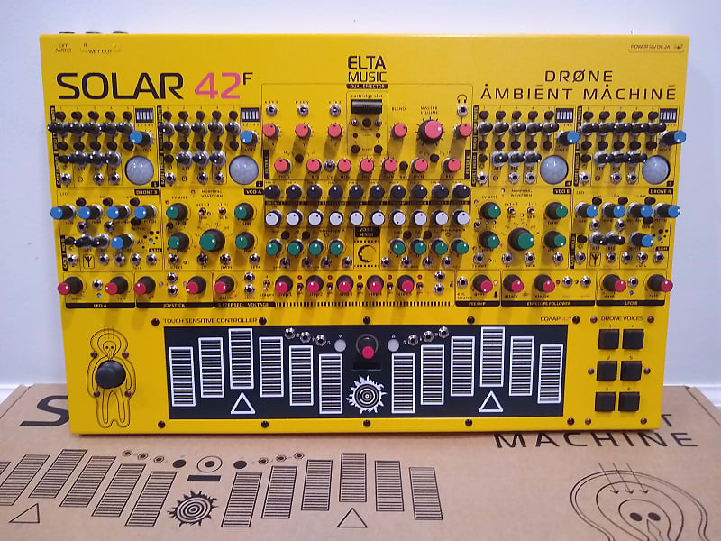 Elta Music Solar 42F Ambient Machine Drone Synthesizer (Maize | Reverb