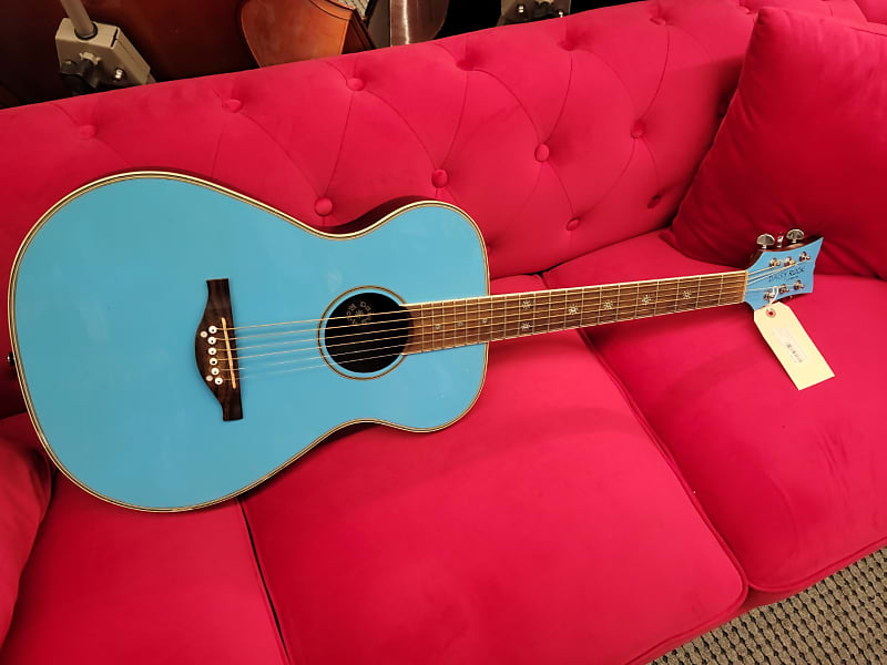 Daisy Rock Pixie Acoustic Guitar 2000s Sky Blue | Reverb UK