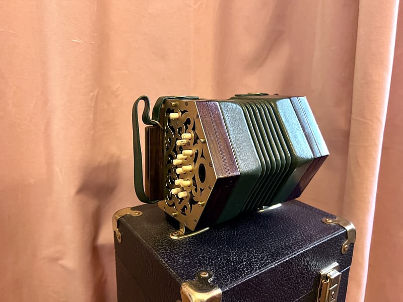 Jones Miniature 22 Button Anglo Concertina | Reverb