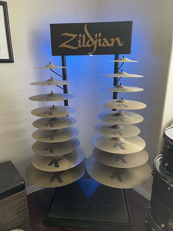66” tall, 30” wide Zildjian Vintage Cymbal Tree Display - | Reverb
