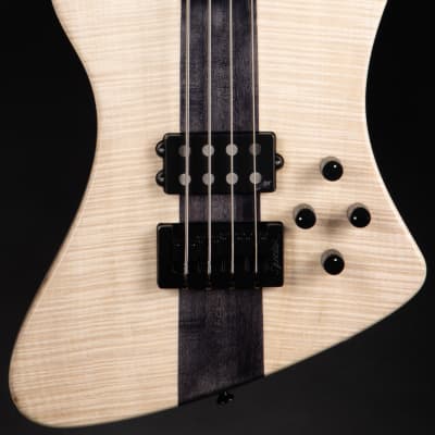 Spector NS-2X 4 String Neck Thru - Black & White | Reverb