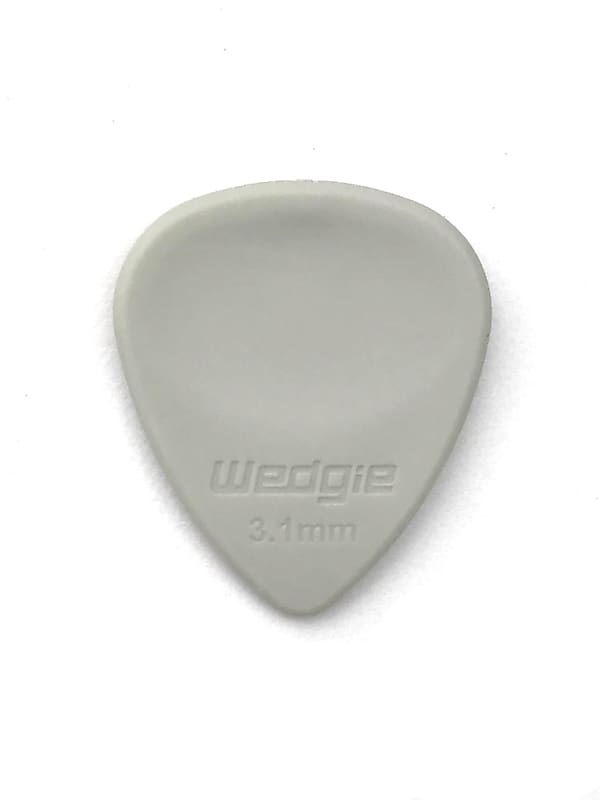 Wedgie Rubber Guitar Picks | 3.1 mm | Soft | Light Grey | 3 | Reverb