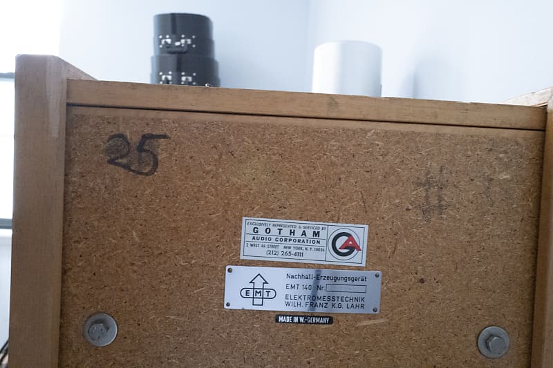 EMT 140 Plate Reverb Martech stereo preamp | Reverb