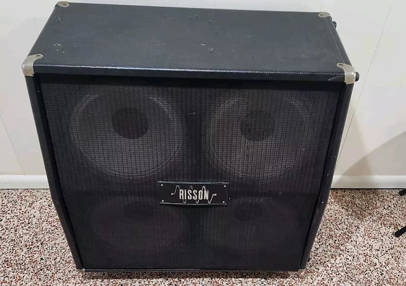 Rare Risson 4x12" Loaded Guitar Amplifier Cabinet Amp Cab 412 | Reverb