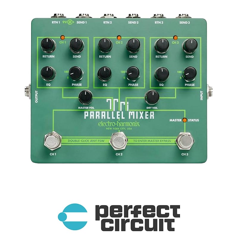 Electro-Harmonix Tri Parallel Mixer Effects Loop | Reverb Australia