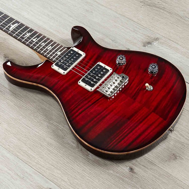 PRS Paul Reed Smith CE 24 Guitar, USA 85/15 Pickups, Fire Red | Reverb