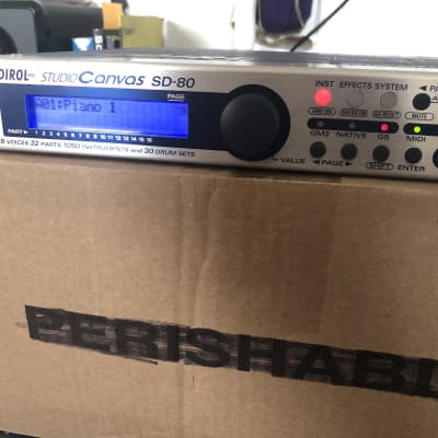 Edirol SD-80 Studio Canvas SD-80 Mid 90's - Silver | Reverb