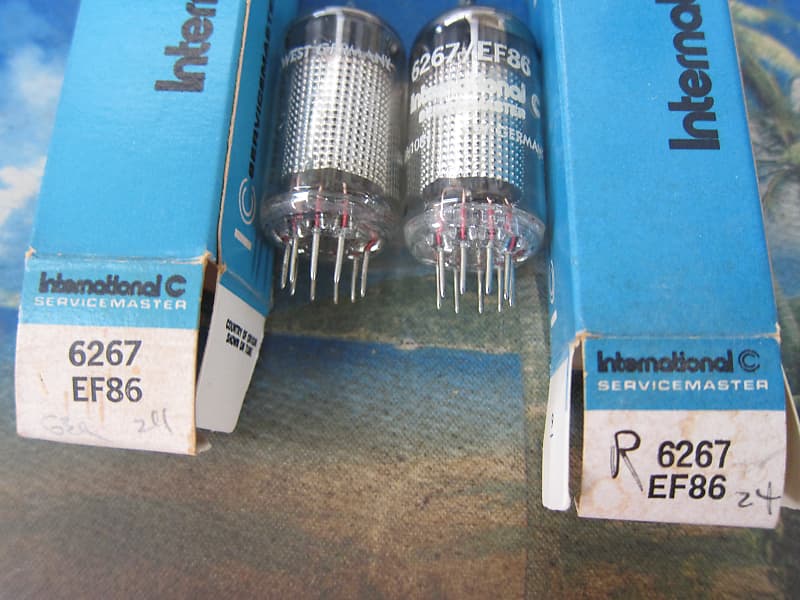 PR Vintage International EF86 6267 Preamp Driver Tubes, | Reverb
