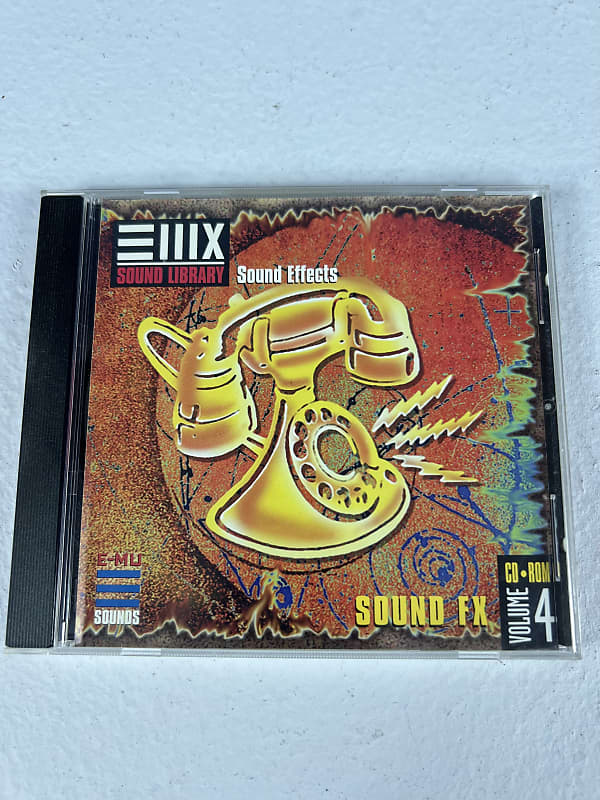 E-MU Systems EIIIX Sound FX volume 4 CD-ROM Sound Disk Emu | Reverb