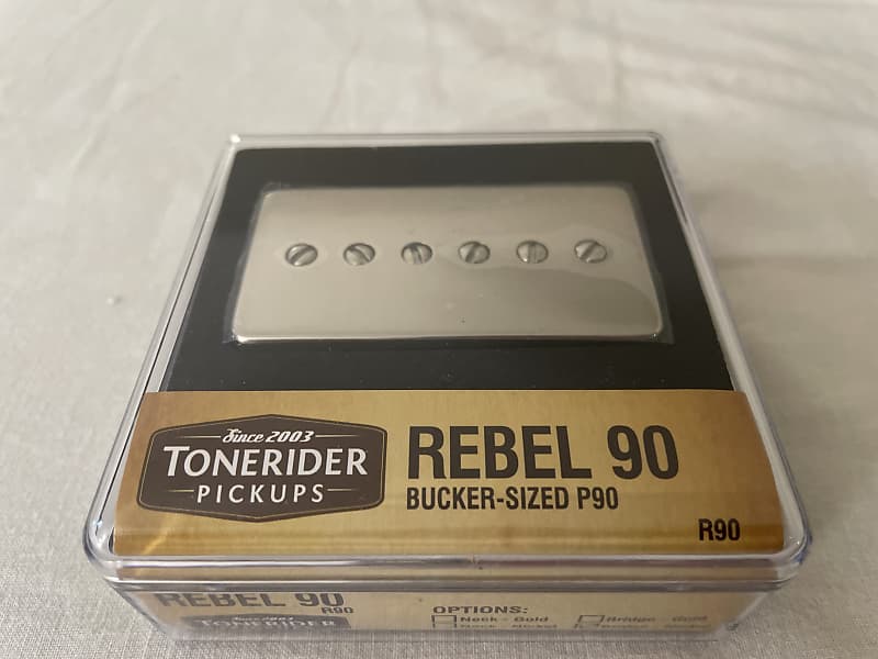 Tonerider Rebel P90 Alnico II bridge Humbucker size | Reverb