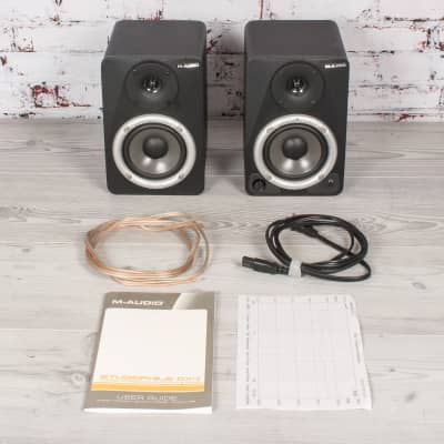 M-Audio Studiophile DX4 Powered Monitor Pair w/ Cables & | Reverb