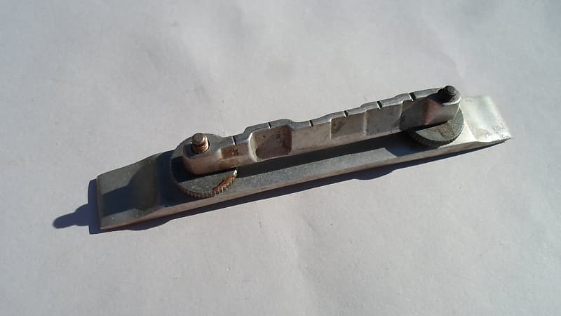 Bigsby Gretsch Archtop Aluminum Bridge Saddle with Base & | Reverb