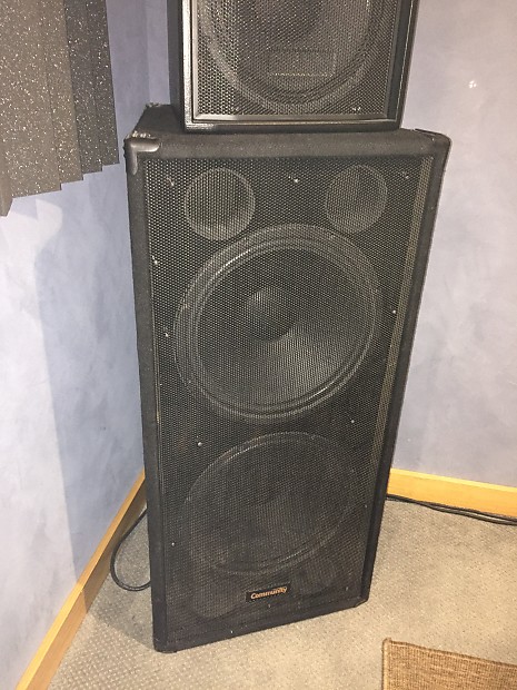 Community XLT Subwoofers (pair) black carpet | Reverb